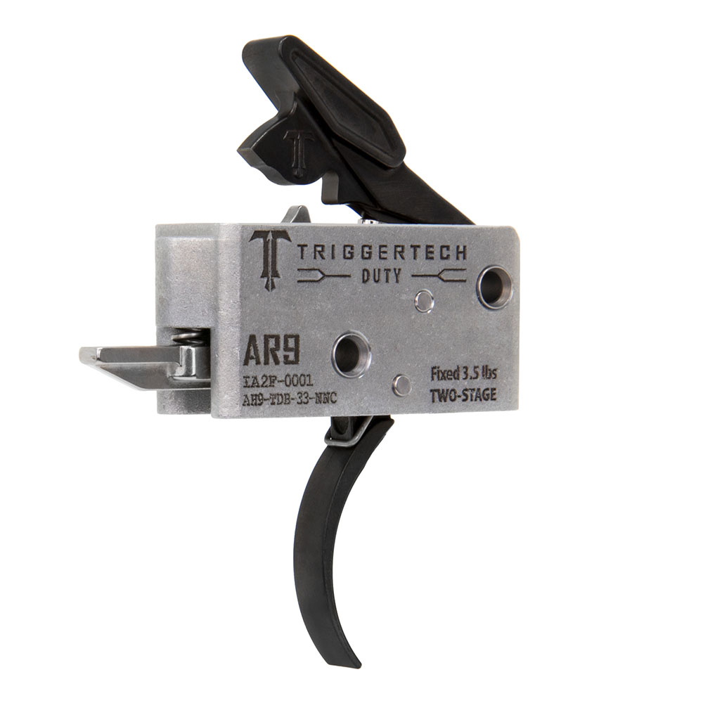 TRIGGERTECH AR-9 Duty Trigger Traditional Curved two-stage - Brownells Finland